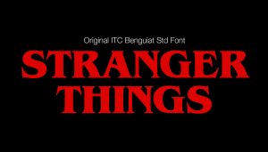 Tipografías del icono de Stranger Things – Guía Impresión